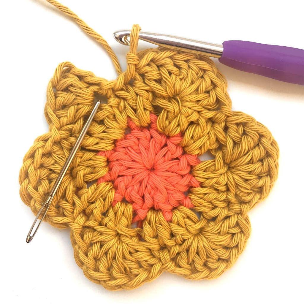 Free Crochet Pattern: Flower Face Scrubbies Pattern – Melu Crochet