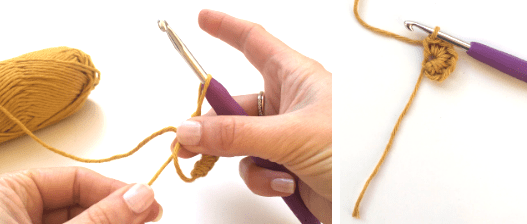 Melu Crochet Guide: How to make a Magic Ring when crocheting ‘in the ...