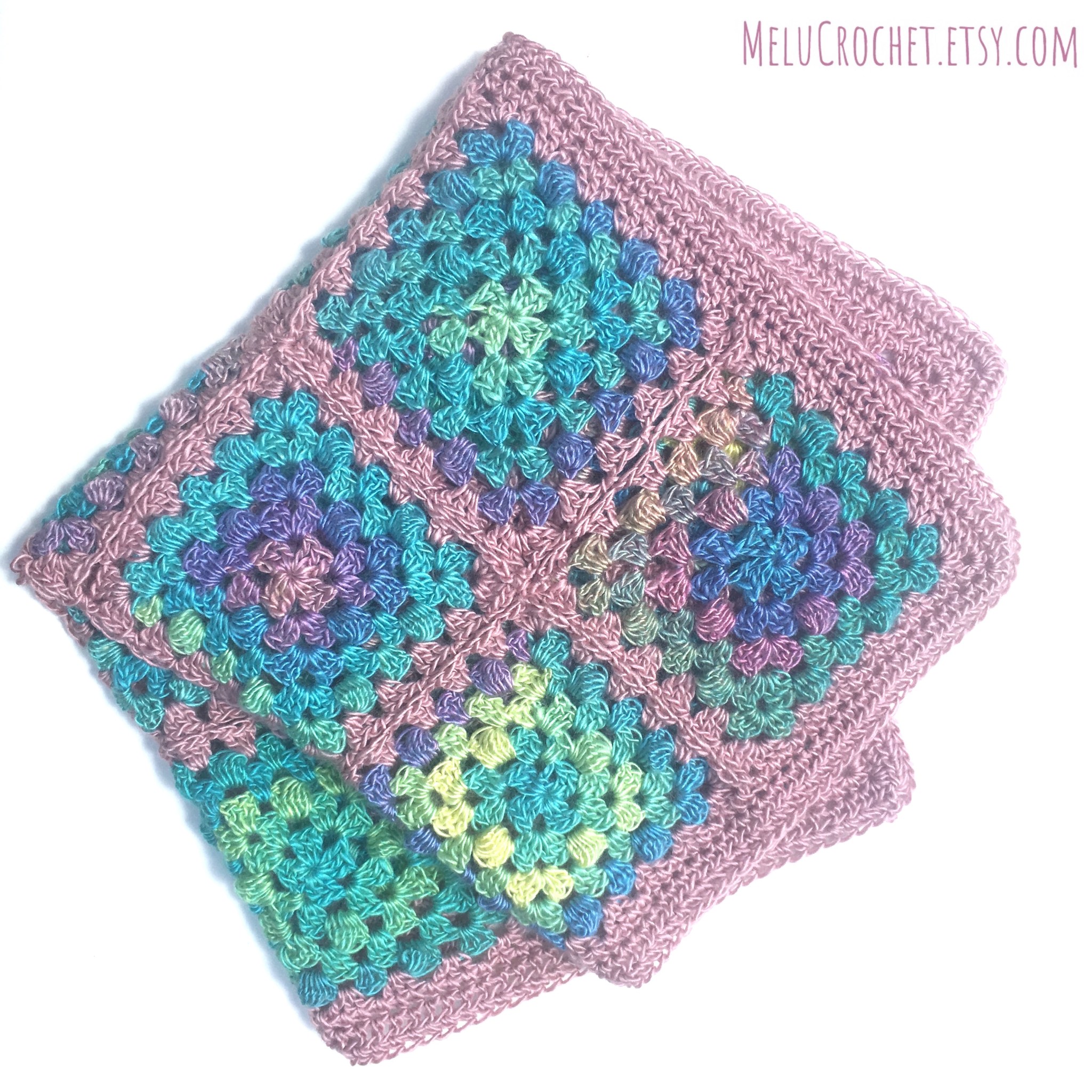 Melu Crochet Guide: Treble crochet for Granny Squares – Melu Crochet