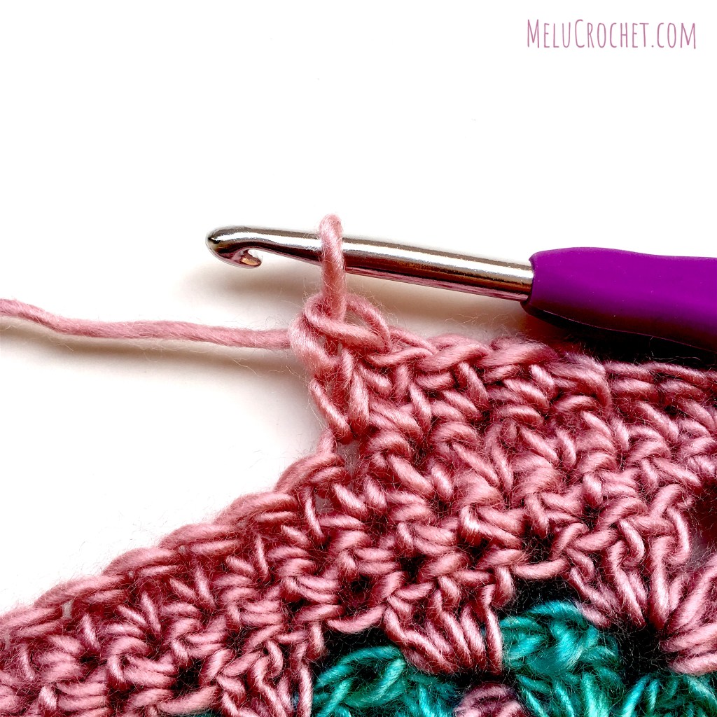 Melu Crochet Guide: Extended Double Crochet/ Extended Single Crochet ...