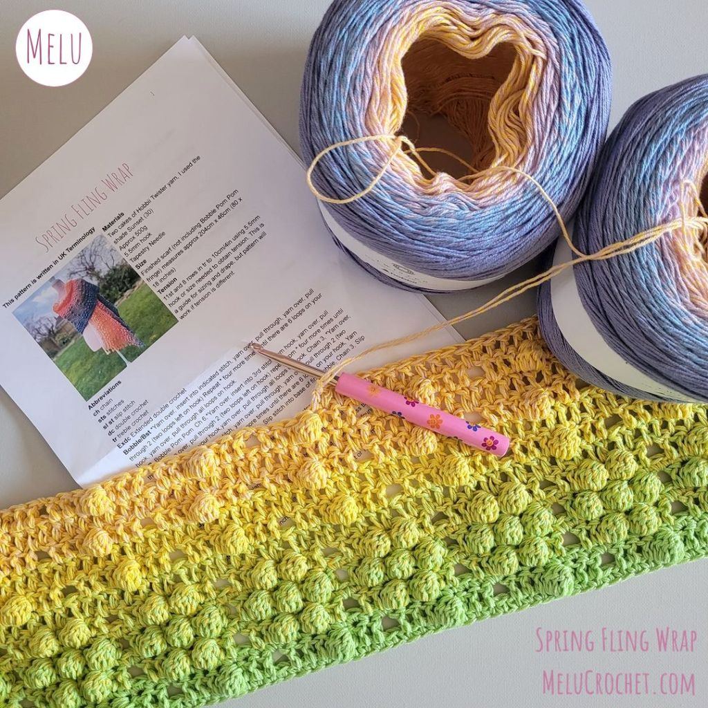 Melu Crochet: Spring Fling Wrap – Melu Crochet