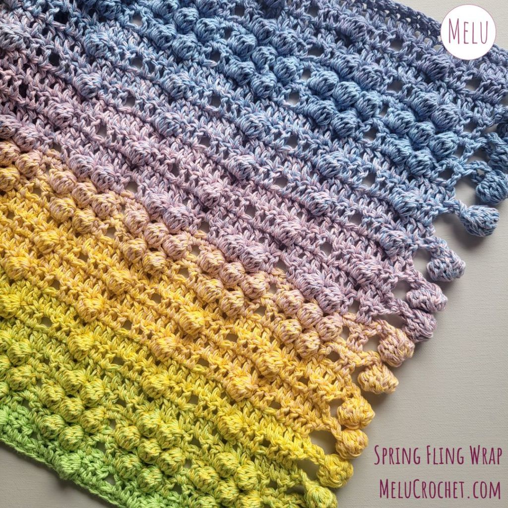 Melu Crochet: Spring Fling Wrap – Melu Crochet