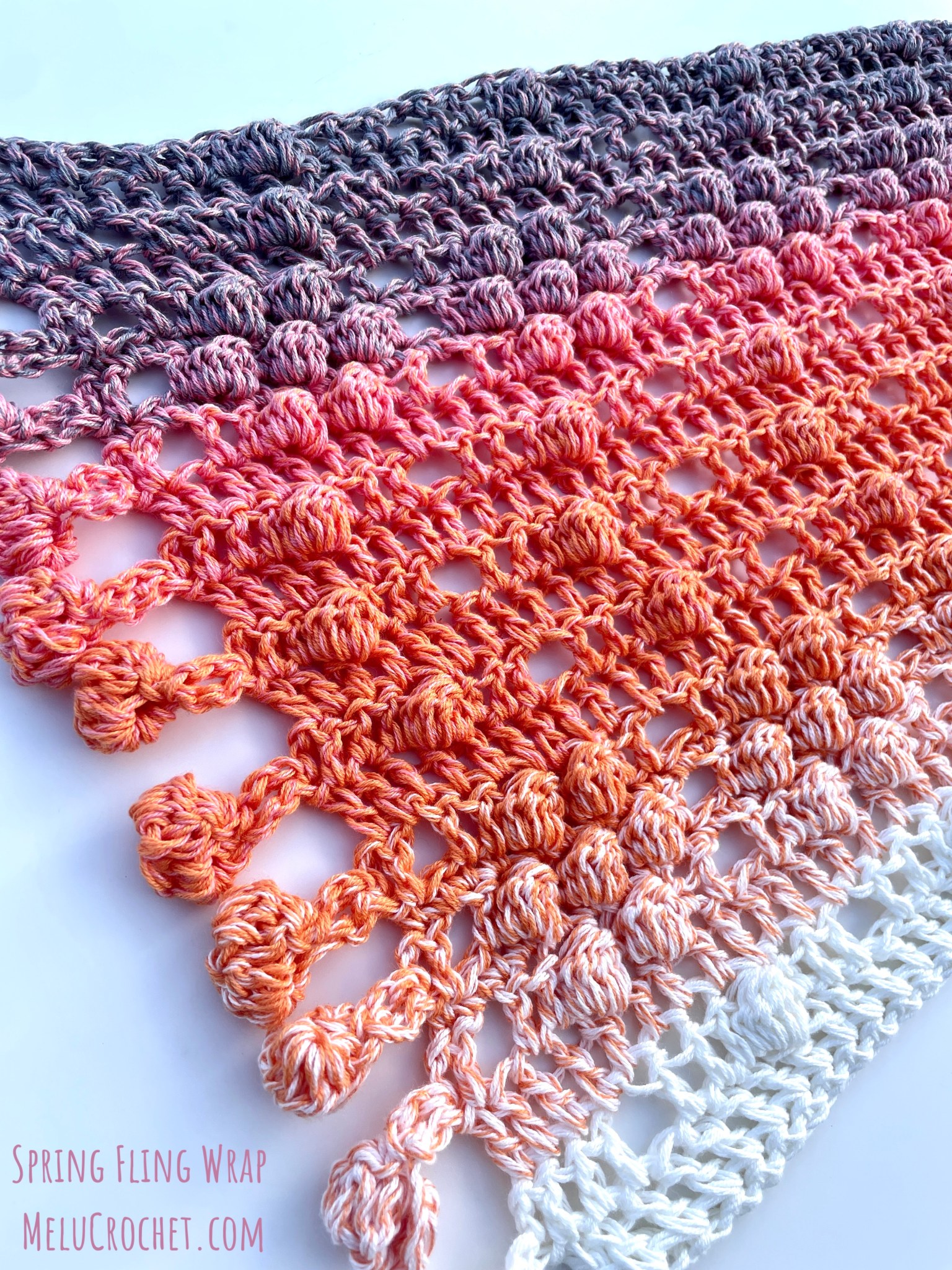 Melu Crochet: Spring Fling Wrap – Melu Crochet