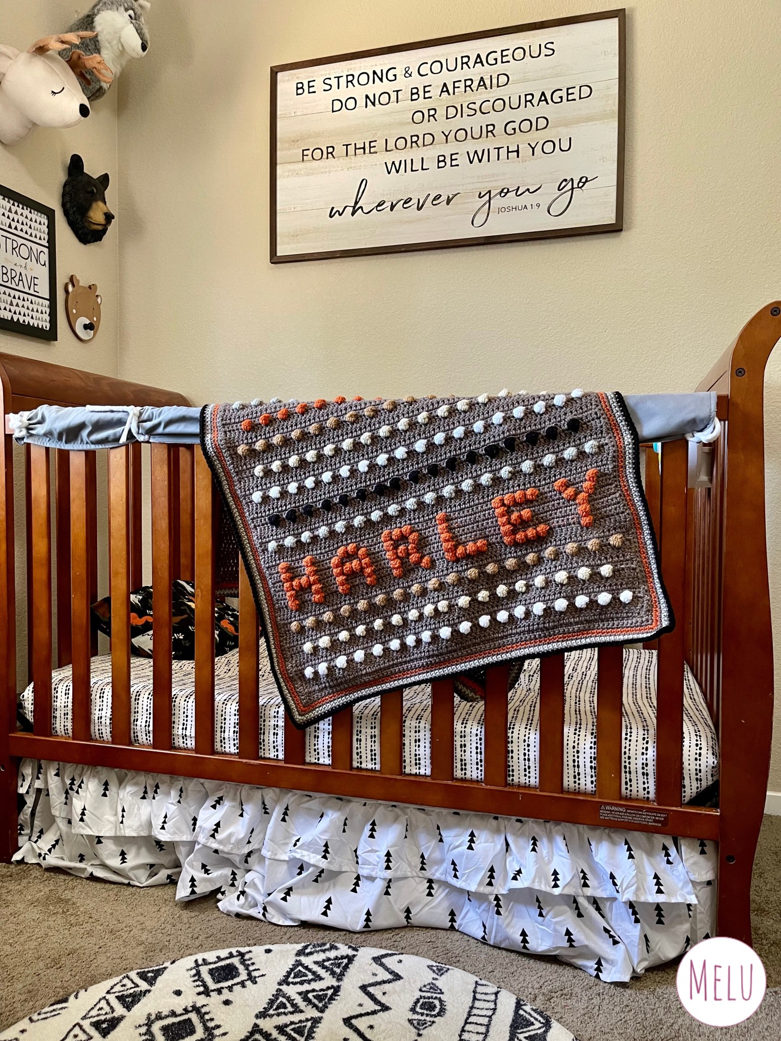 Smarties Bobble Name Blanket by Melu Crochet – Melu Crochet