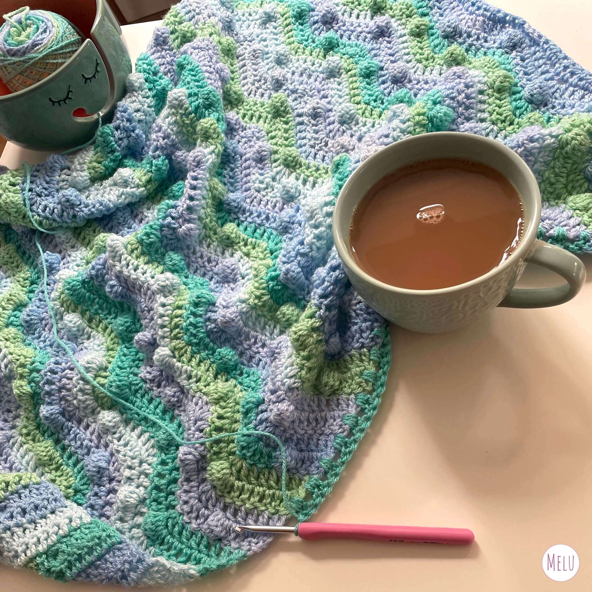 Seaglass Serenade Blanket by Melu Crochet – Melu Crochet