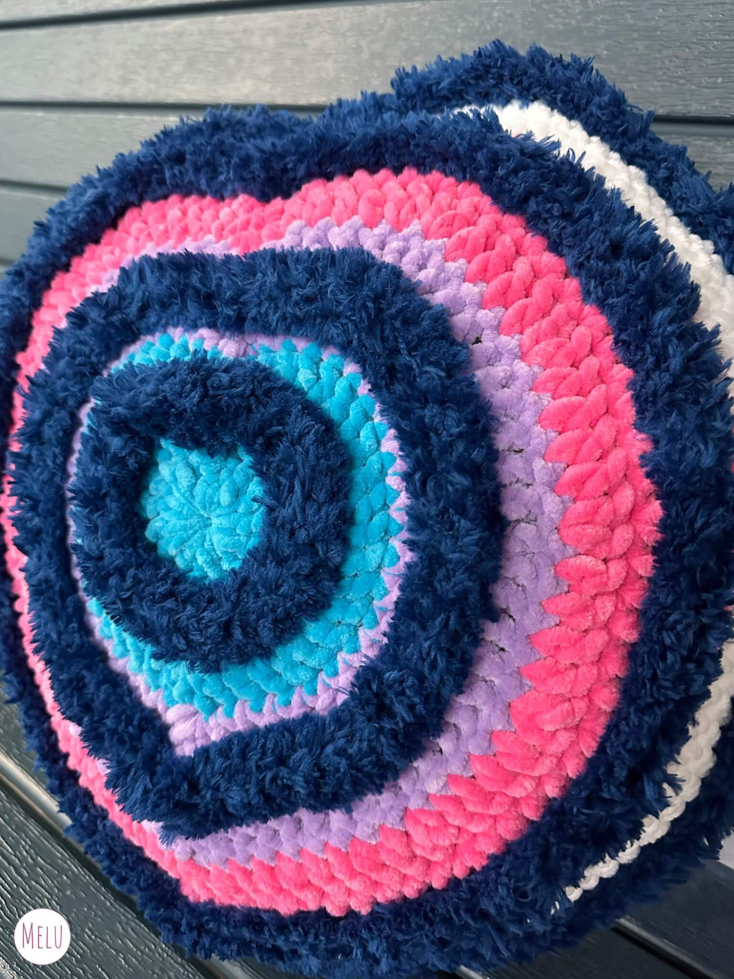 Heart Fluff Pillow by Melu Crochet – Melu Crochet