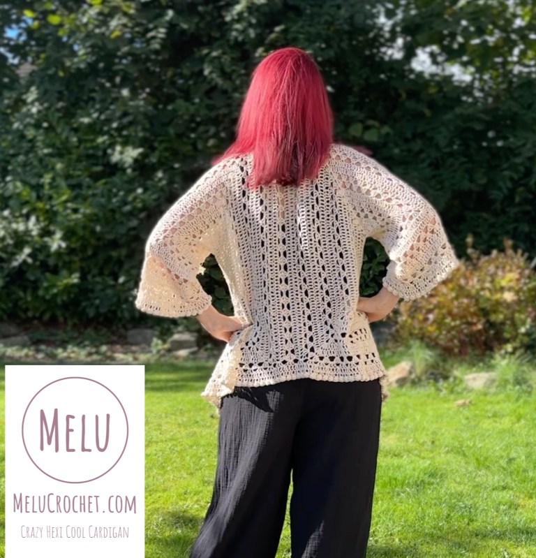 Crazy Hexi Cool Cardi Pattern by Melu Crochet – Melu Crochet