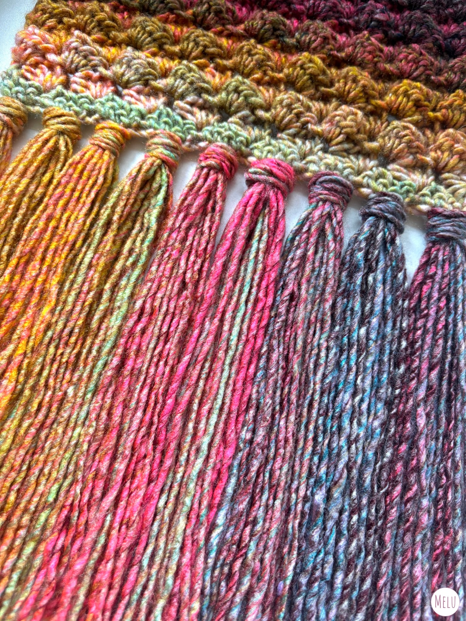 Mindfulness Scarf Pattern by Melu Crochet – Melu Crochet