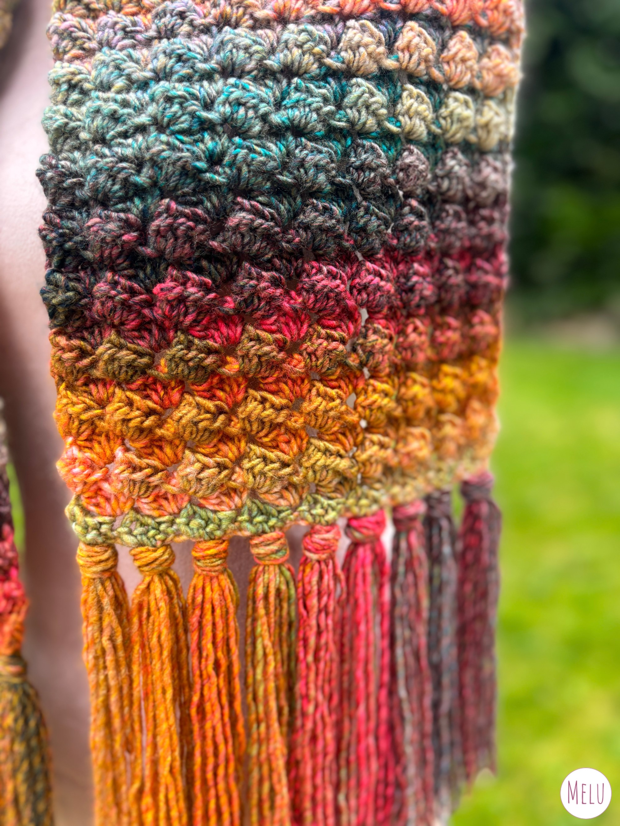 Mindfulness Scarf Pattern by Melu Crochet – Melu Crochet
