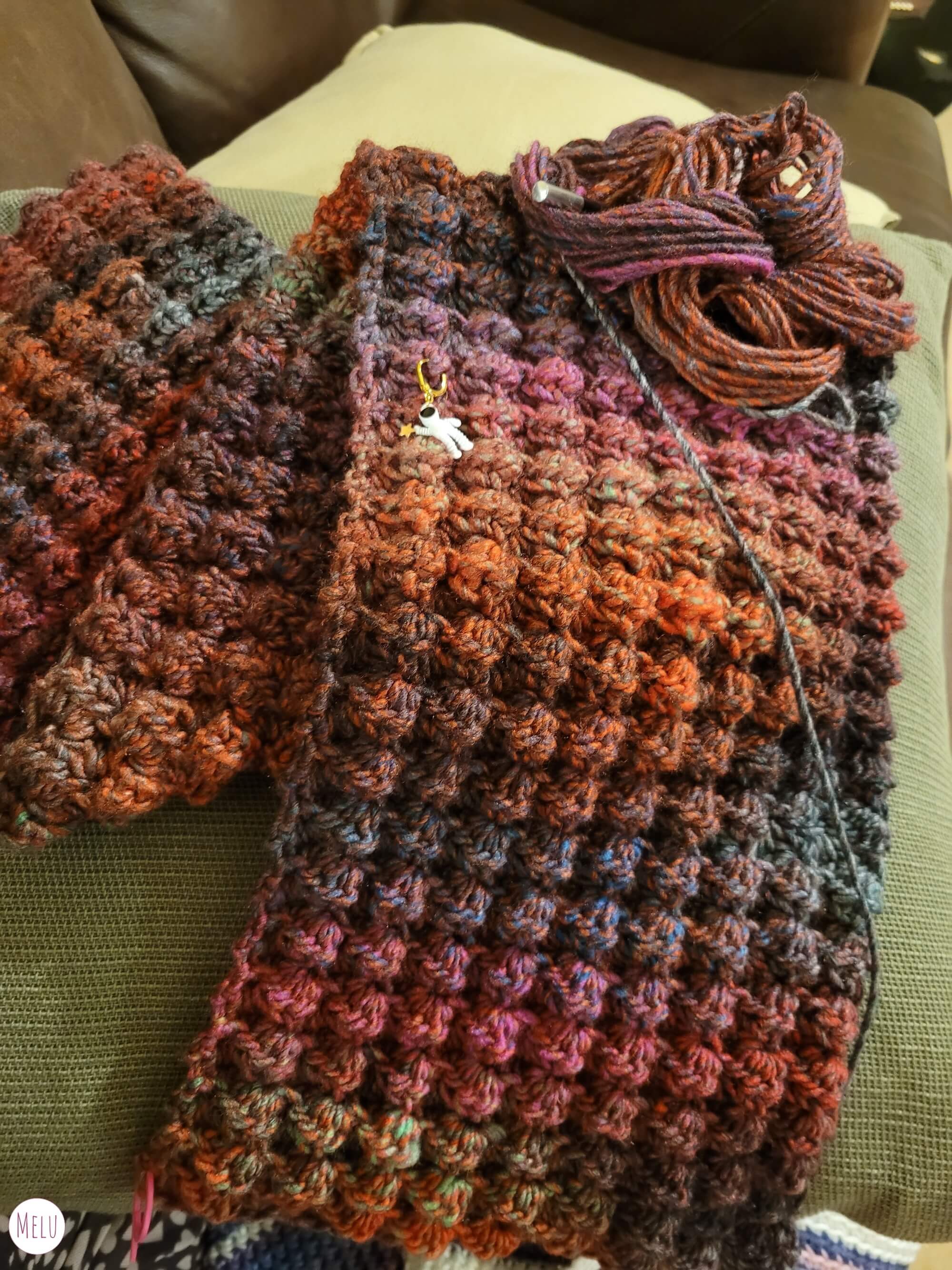 Mindfulness Scarf Pattern by Melu Crochet – Melu Crochet