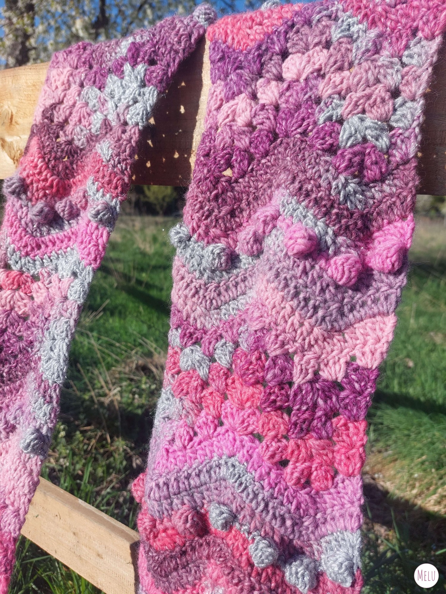 Boho Breeze Scarf Pattern by Melu Crochet – Melu Crochet